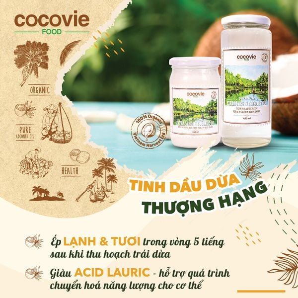 Dầu Dừa Thượng Hạng COCOVIE khác biệt như thế nào? - Cocovie Shop