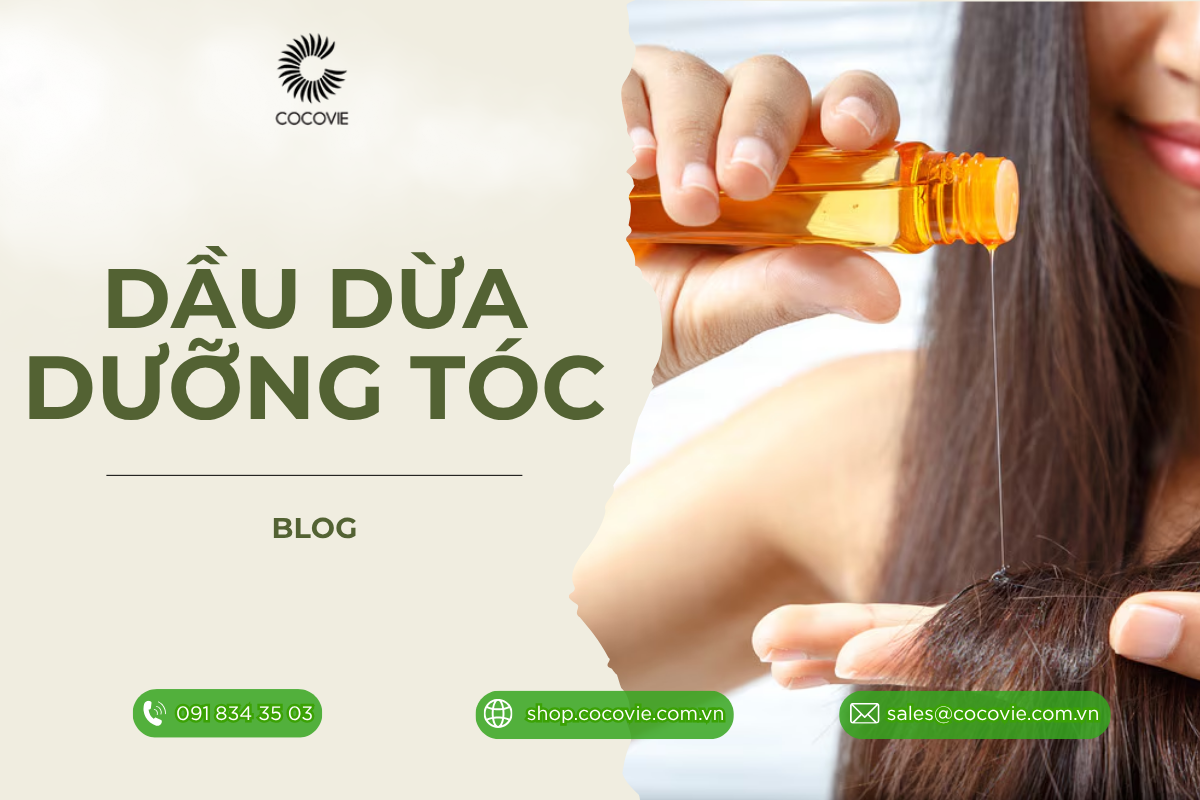 Dầu dừa dưỡng tóc có tốt không? Cách sử dụng để tóc mượt mà