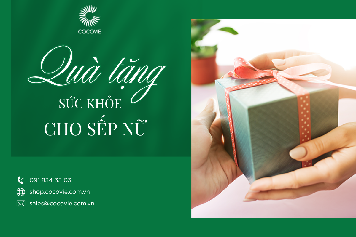 Gợi ý tinh tế quà tặng sức khỏe cho sếp cao cấp - Cocovie